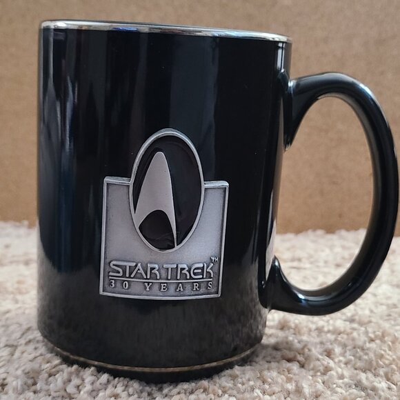 Dining | Star Trek Ceramic Mug Logo Insignia Pewter Ceramic 3th ...